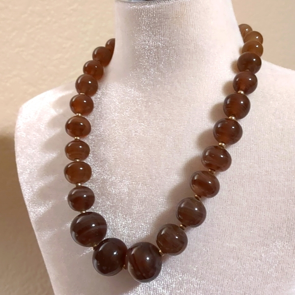 VINTAGE MONET | Jewelry | Monet Stone Necklace | Poshmark